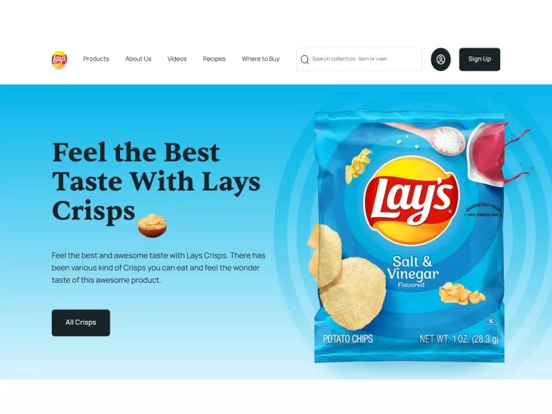 Header Section Design