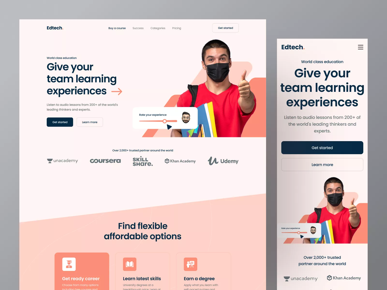 Edtech E-Learning Web Template