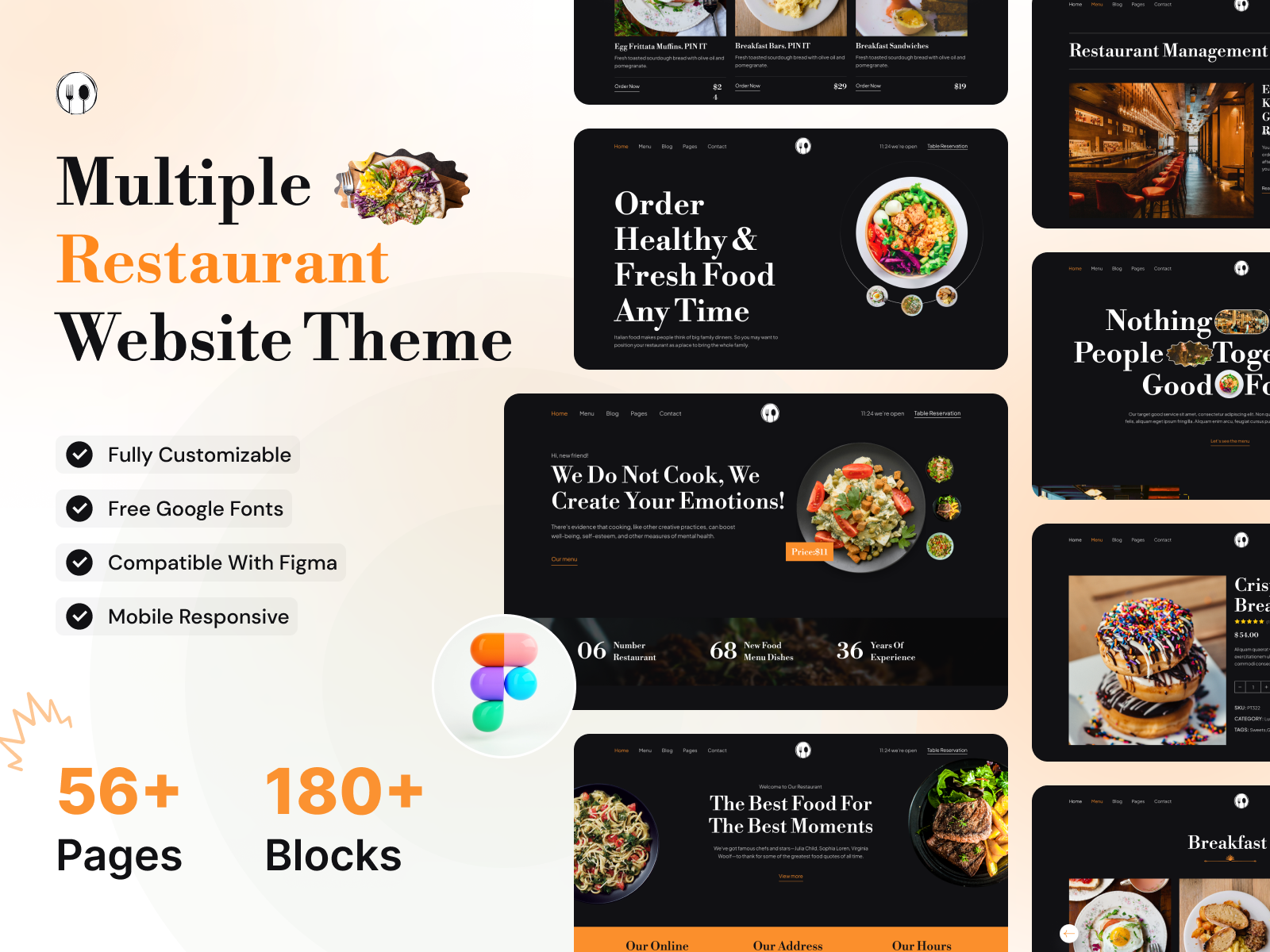 Multiple Restaurant Website Theme